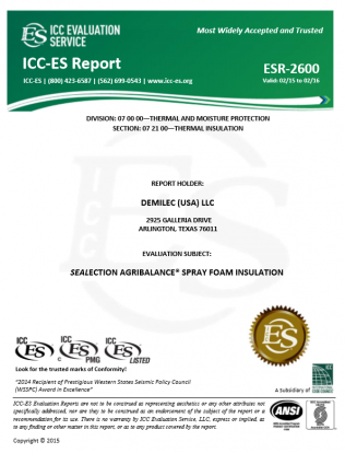 Technical Data: Advantage Insulation, Inc.
